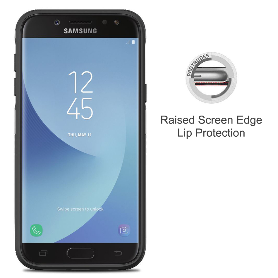 Hybrid Guard Shockproof Case for Samsung Galaxy J5 Pro (Red)